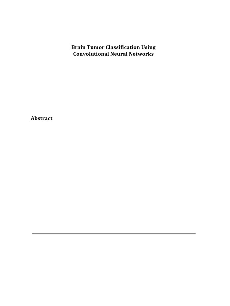 Research Paper Brain Tumor | PDF | Image Segmentation | Artificial ...
