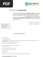 Modelo Certificado NR-12 | PDF