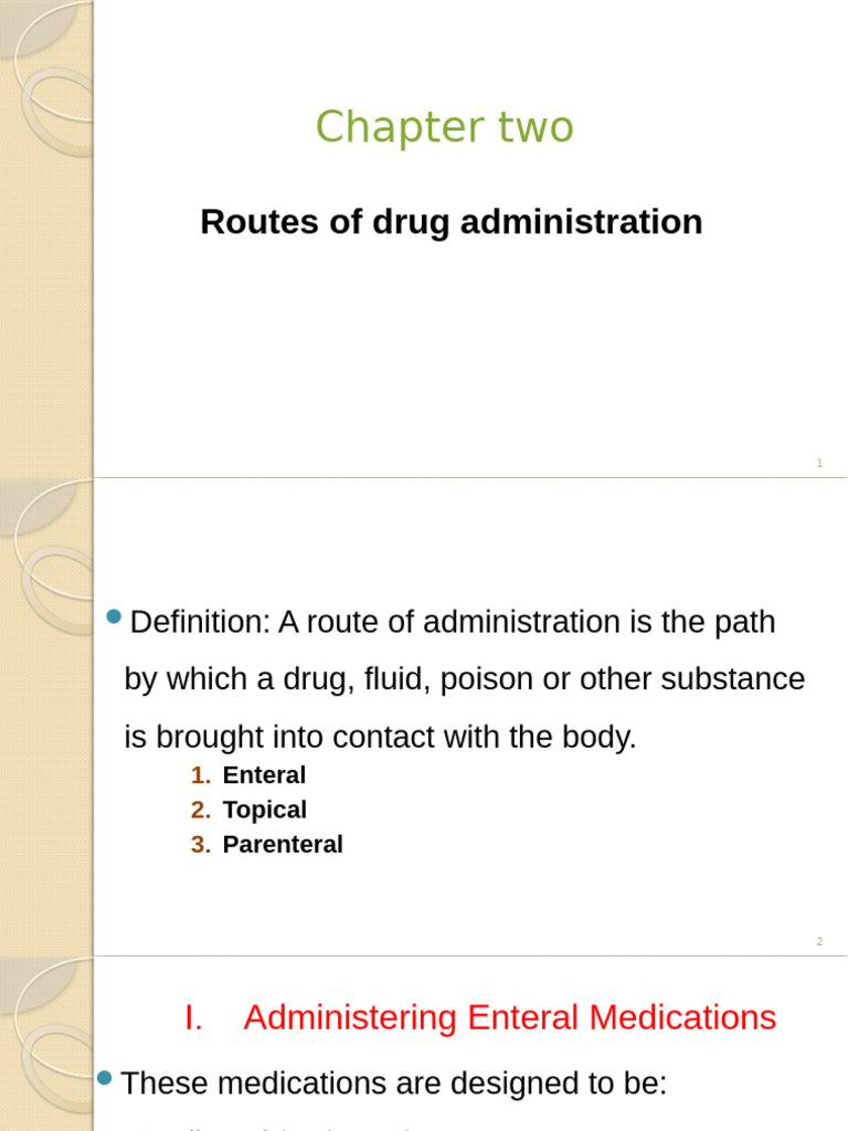 Ma Routes of Drug Administration 2-2 | PDF | Intravenous Therapy ...