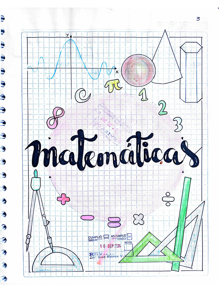 Cuaderno de Matemáticas | PDF