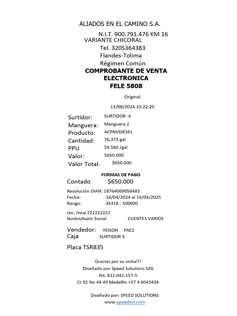 Flandes Tolima Chicoral | PDF