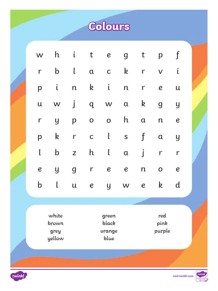Color Names and Variations List | PDF