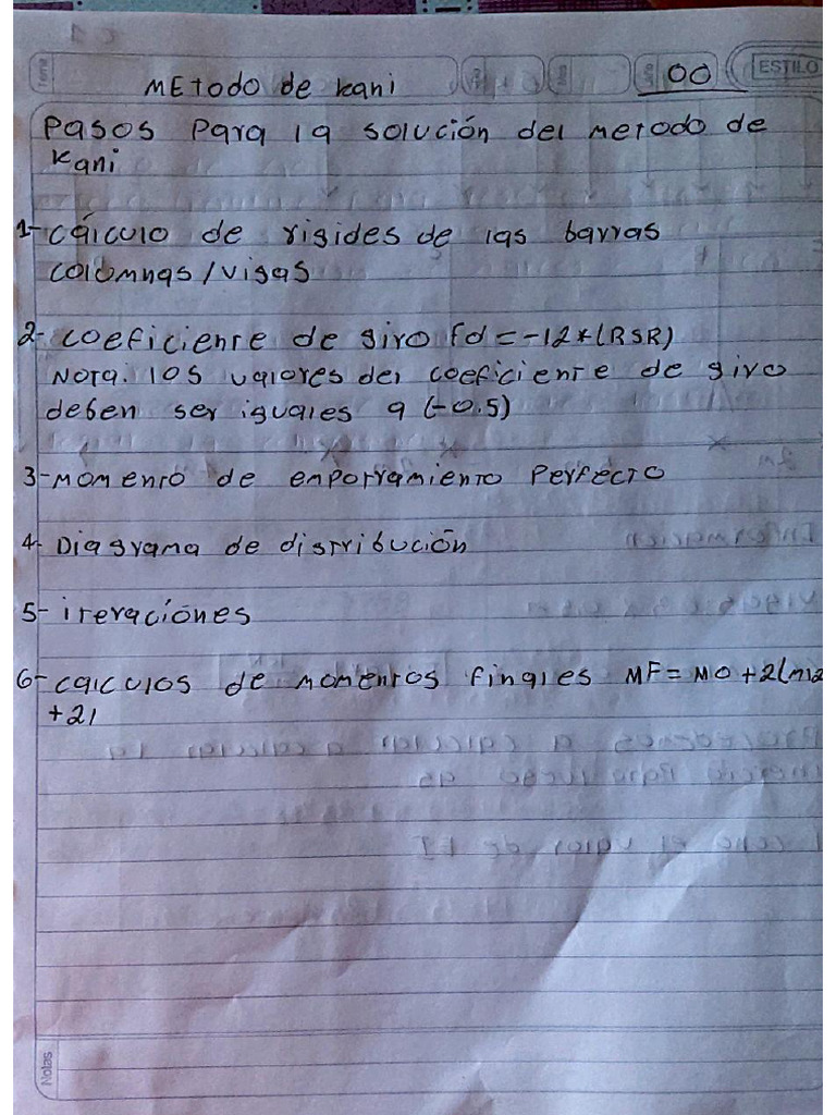 Método de Kani | PDF