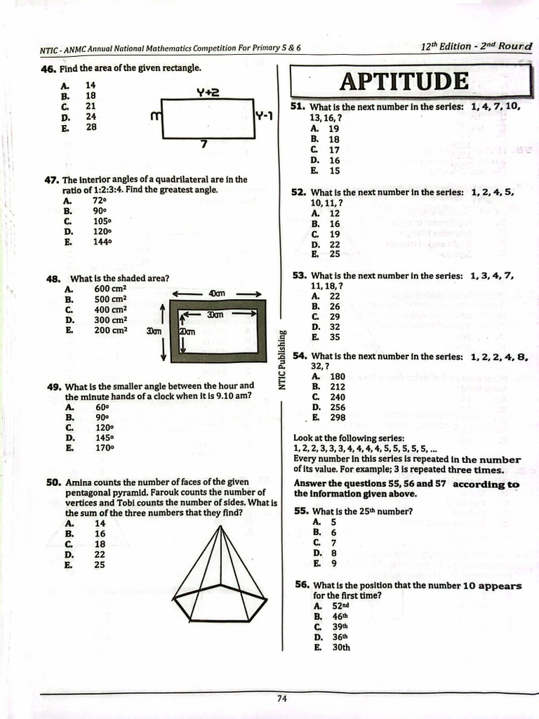 Aptitude Scan 2 | PDF