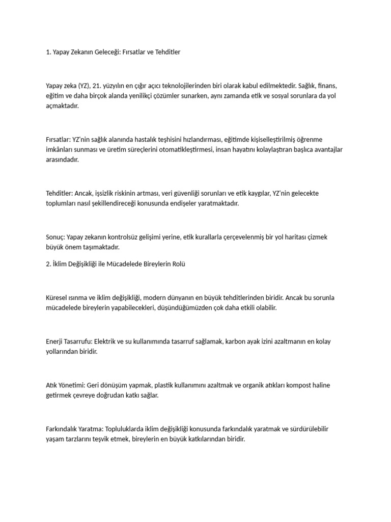 Yeni Zengin Metin Belgesi | PDF