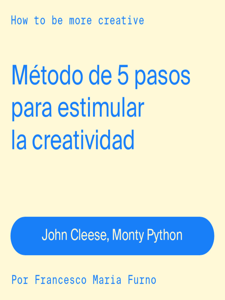 How To Be More Creative | PDF