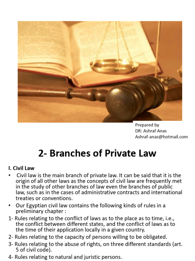 Overview of Private Law Branches | PDF | Arbitration | Judgment (Law)