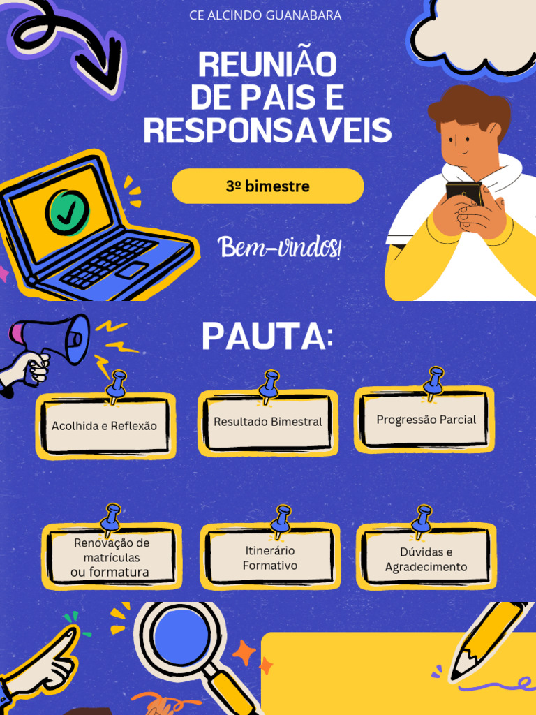 Reunião de Pais - CEAG 3º Bimestre PDF | PDF