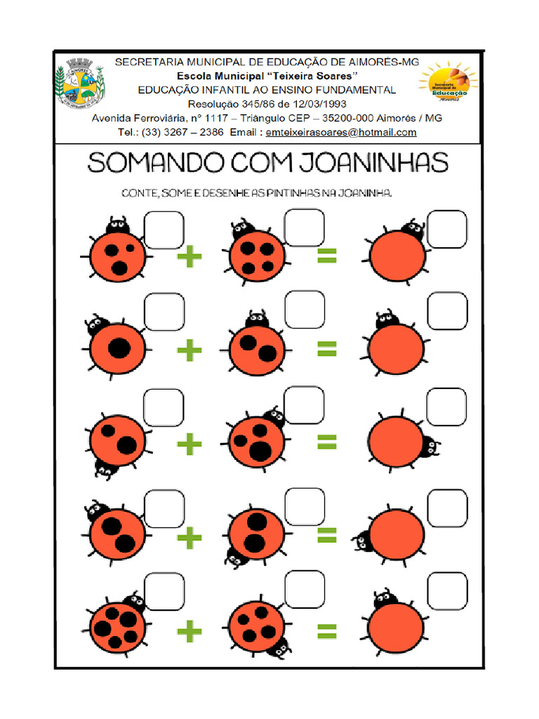 Complete A Sequencia Numerica Do 1 Ao 40 | PDF