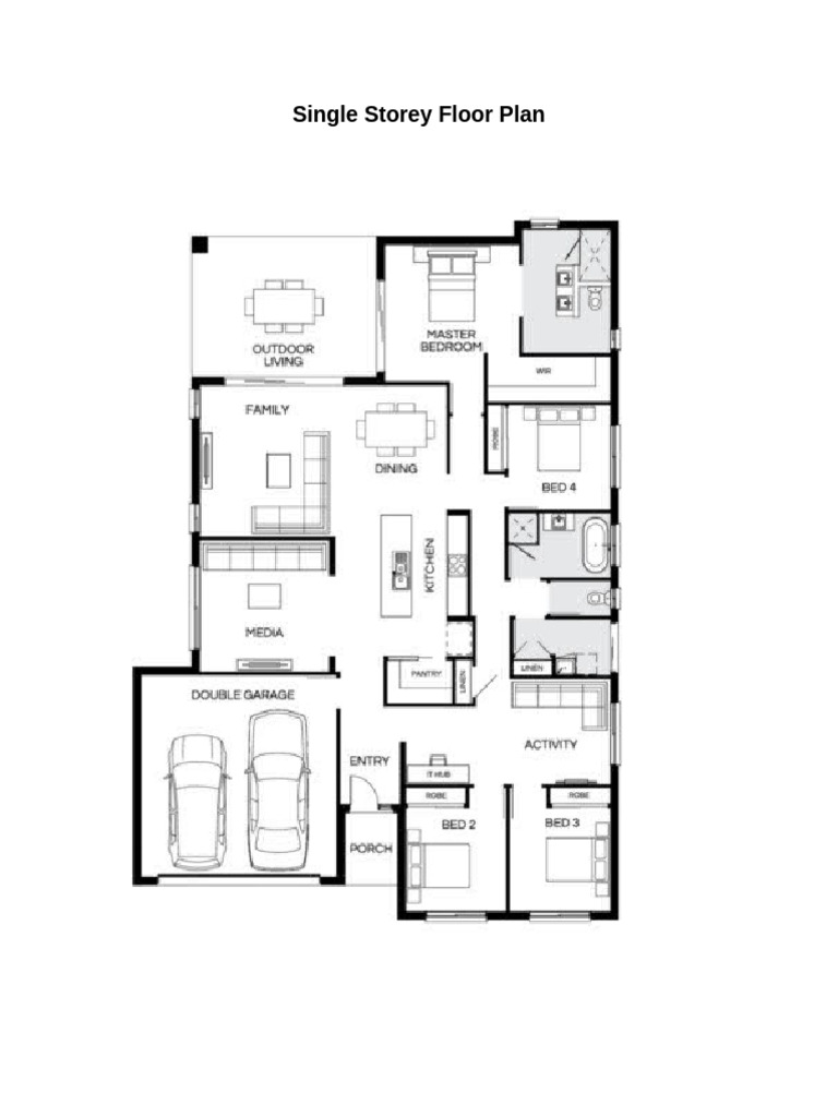 Single Storey - Floor Plan | PDF