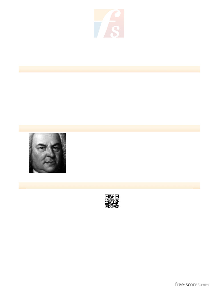 (Free Scores - Com) Bach Johann Sebastian Vom Himmel Hoch 80955 | PDF