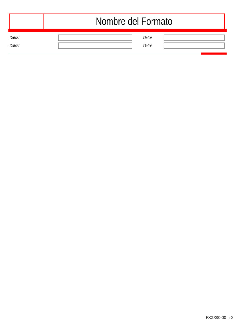 FSGI01-03 Formato para elaboración de formatos | PDF