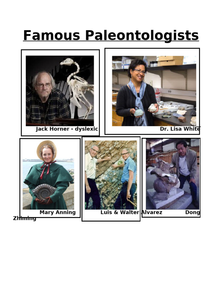FamousPaleontologists 1 | PDF