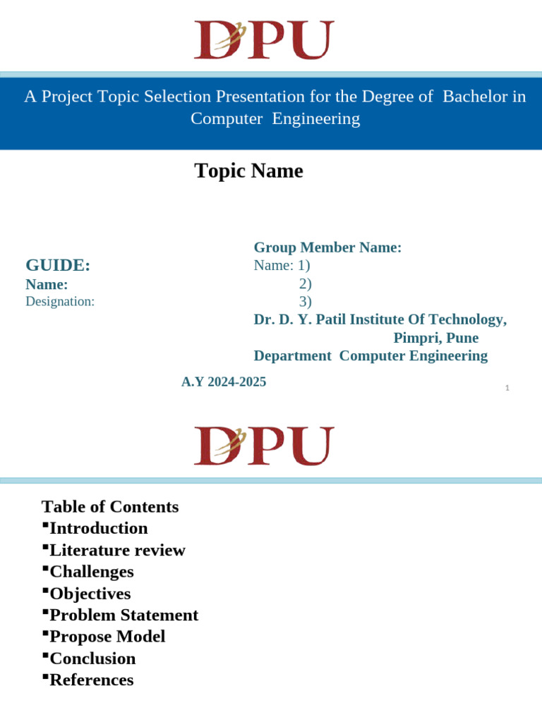 Project Selection | PDF