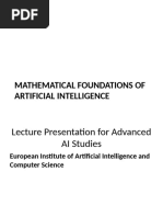 Essential Mathematics For Machine Learning | PDF | Matrix (Mathematics) | Statistics