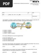 Simulado caed 7 ano | PDF | Geometria Elementar | Geometria Euclidiana