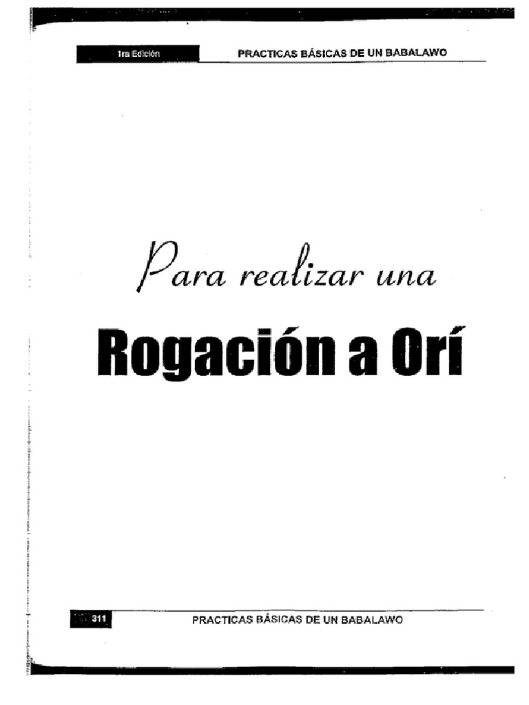 Rogacion | PDF