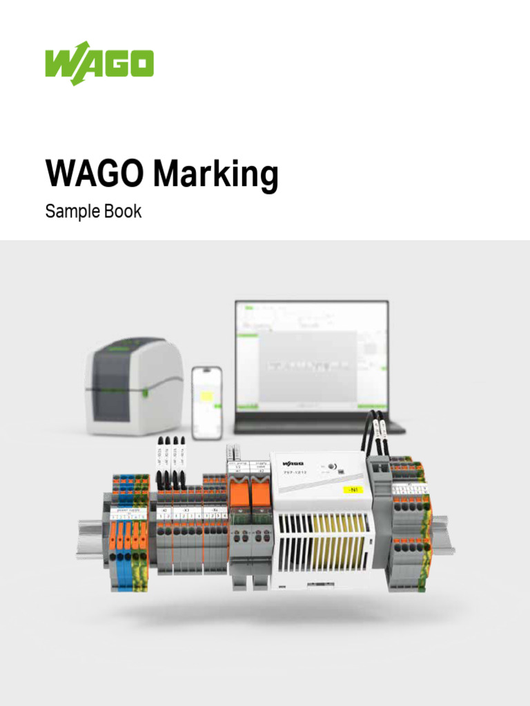 WAGO - Marking Sample Booklet 2024 | PDF | Printer (Computing) | Mobile App