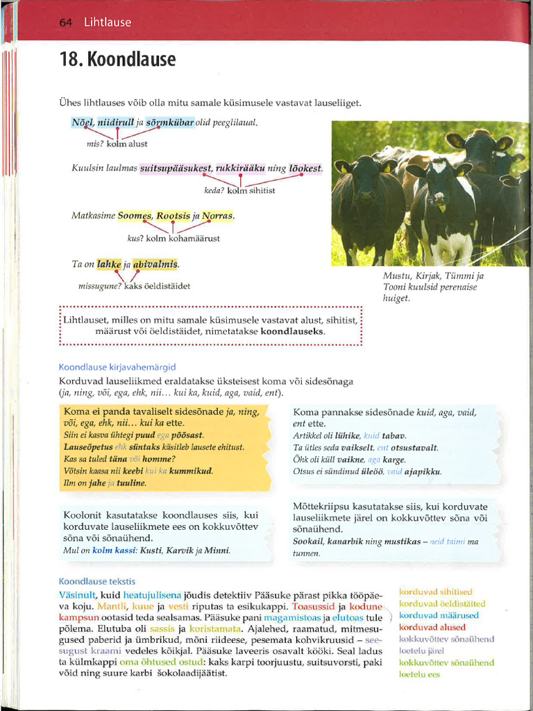 Koondlause reeglid | PDF