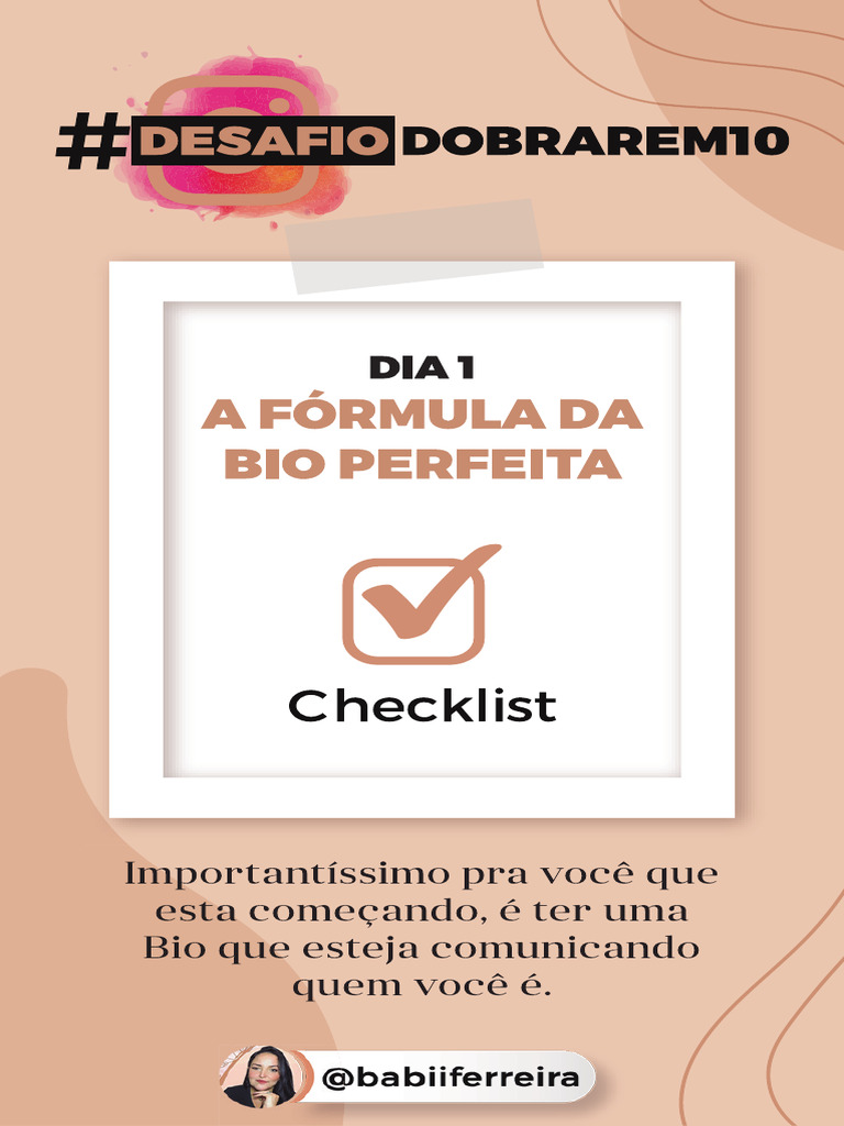 A fórmula da Bio perfeita _ CheckList | PDF