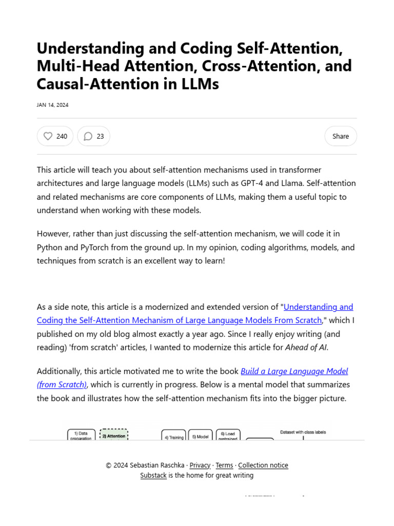 Understanding and Coding Self-Attention, Multi-Head Attention, Cross ... Understanding and Coding Self-Attention, Multi-Head Attention, Cross ...