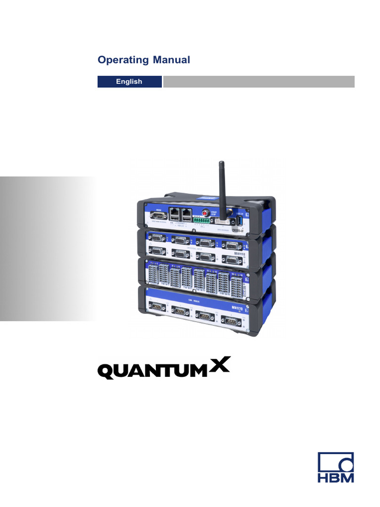 A03031 - Manual Quantum X | PDF | Safety | Electrical Engineering