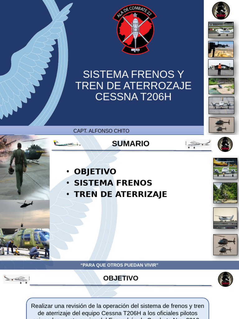 Sistema Frenos y Tren de Aterrizaje Cessna | PDF | Tren de aterrizaje | Tecnología de vehículos