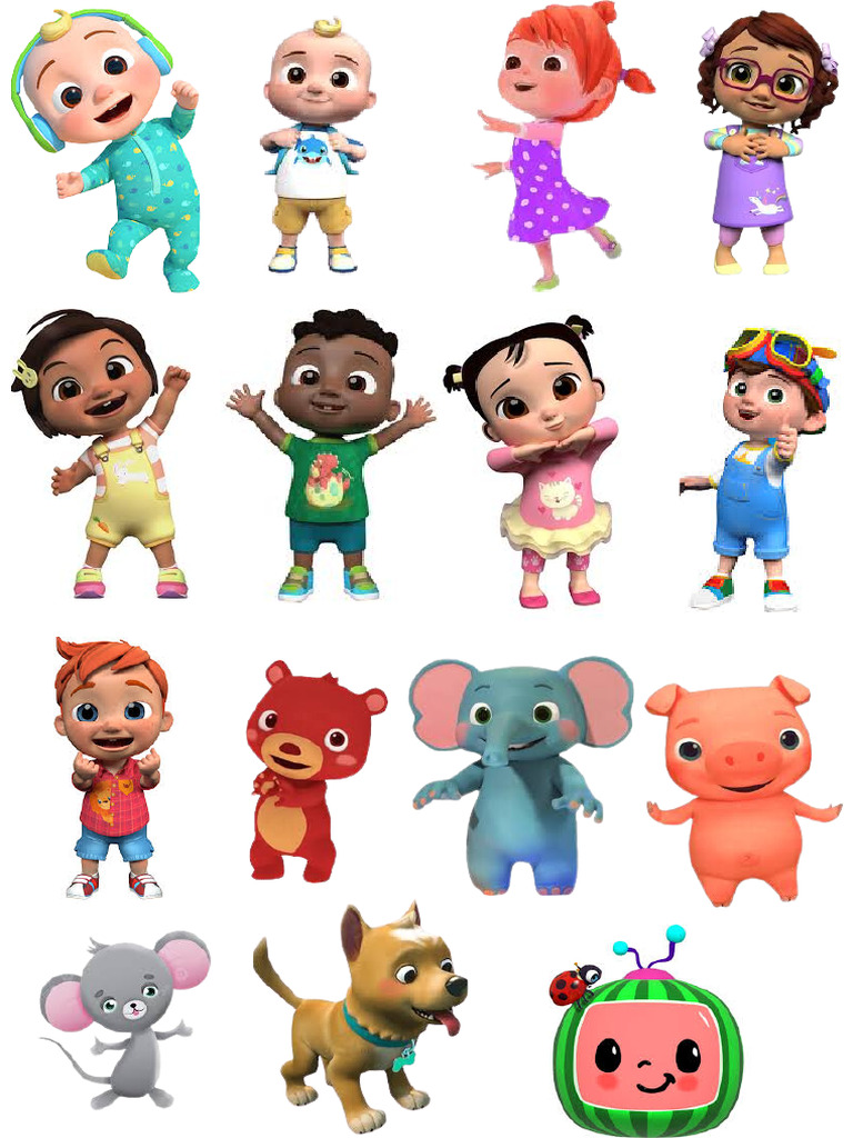 Personagens Cocomelom | PDF