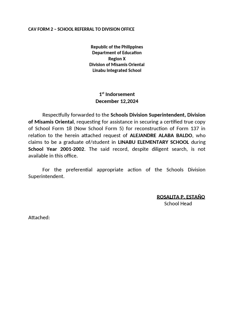 CAV FORMS | PDF | Government | Philippines