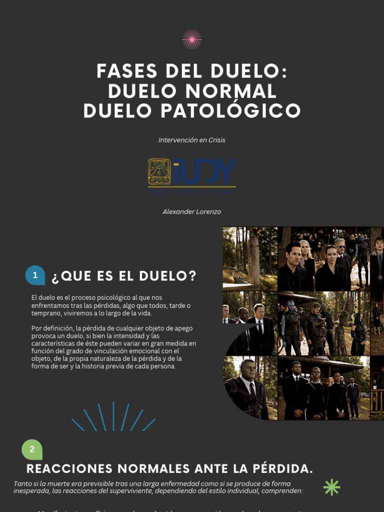 Fases y Tipos de Duelo: Guía Completa | PDF | Dolor | Depresión (estado ...