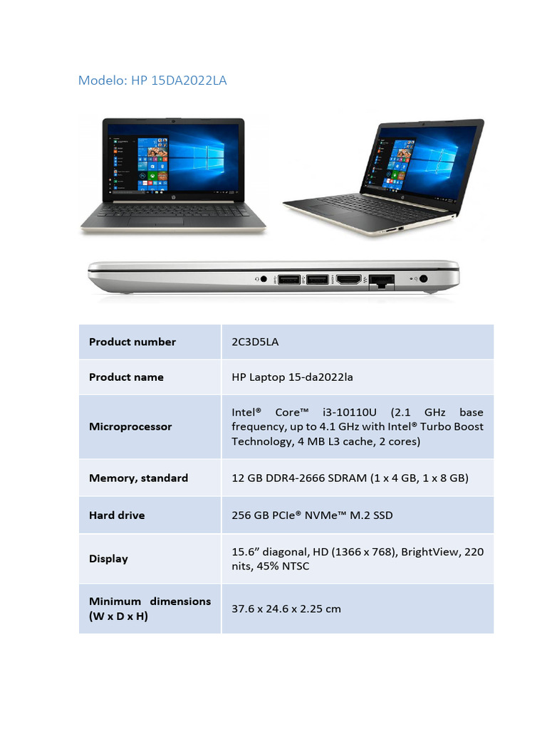 especificaciones | PDF | Computer Architecture | X86 Architecture