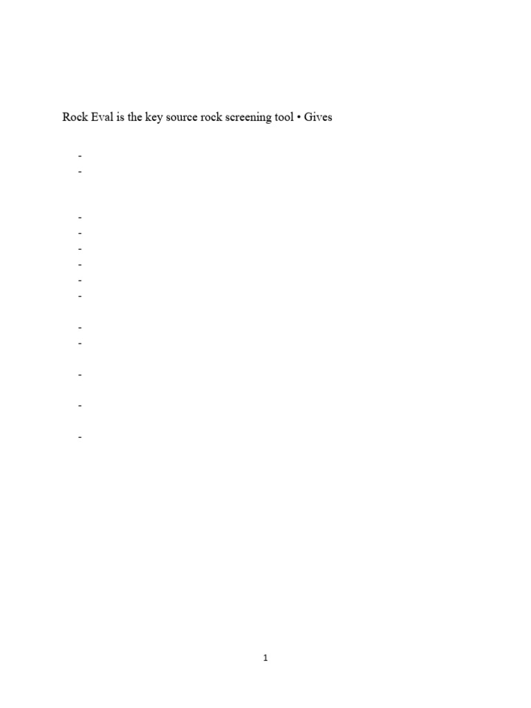 Rock Eval Pyrolysis Explained | PDF | Total Organic Carbon | Petroleum