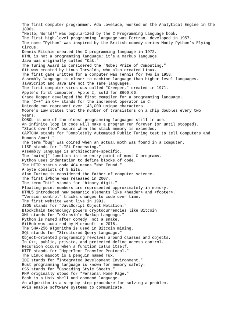 e | PDF | Programming Language | Computer Programming
