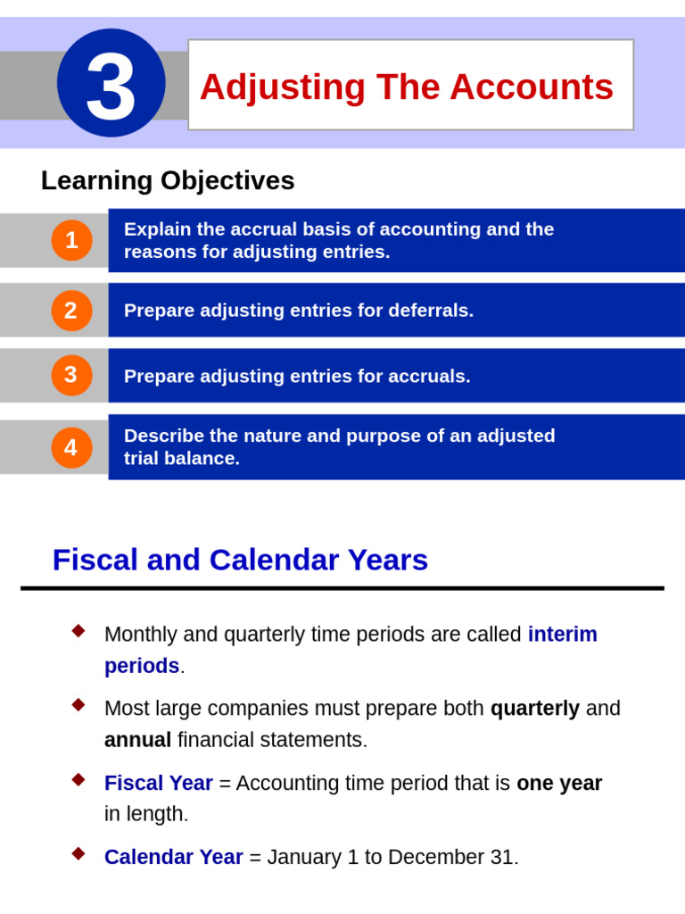 Accounting Principles Chapter 3 | PDF | Deferral | Debits And Credits