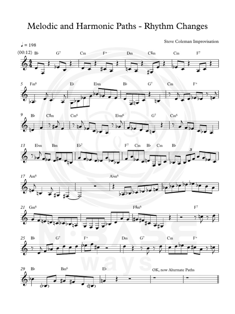 Melodic and Harmonic Paths 67512202cd127 | PDF