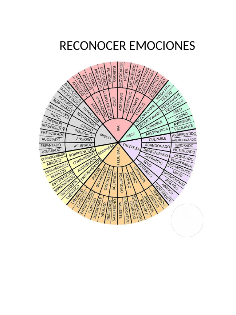 RECONOCER EMOCIONES (2) | PDF