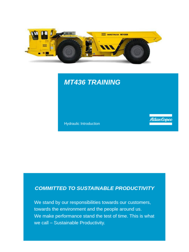 03 MT436 Hydraulic Introduction | PDF | Valve | Pump