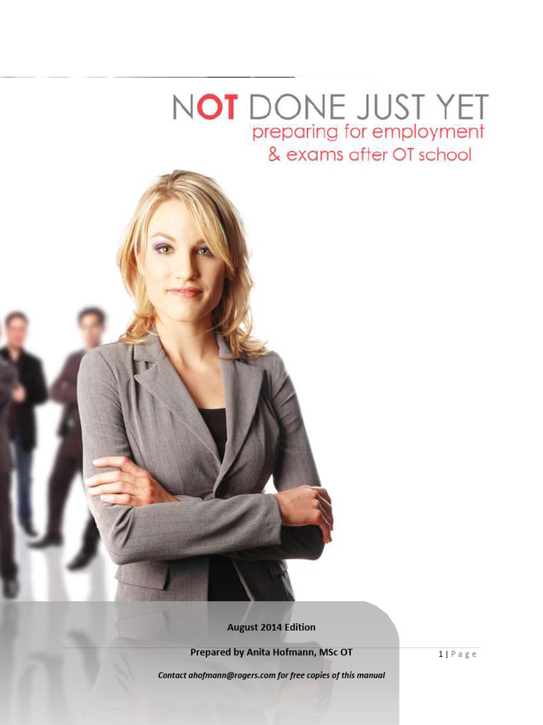 NOT Done Just Yet Manual | PDF | Pervasive Developmental Disorders ...