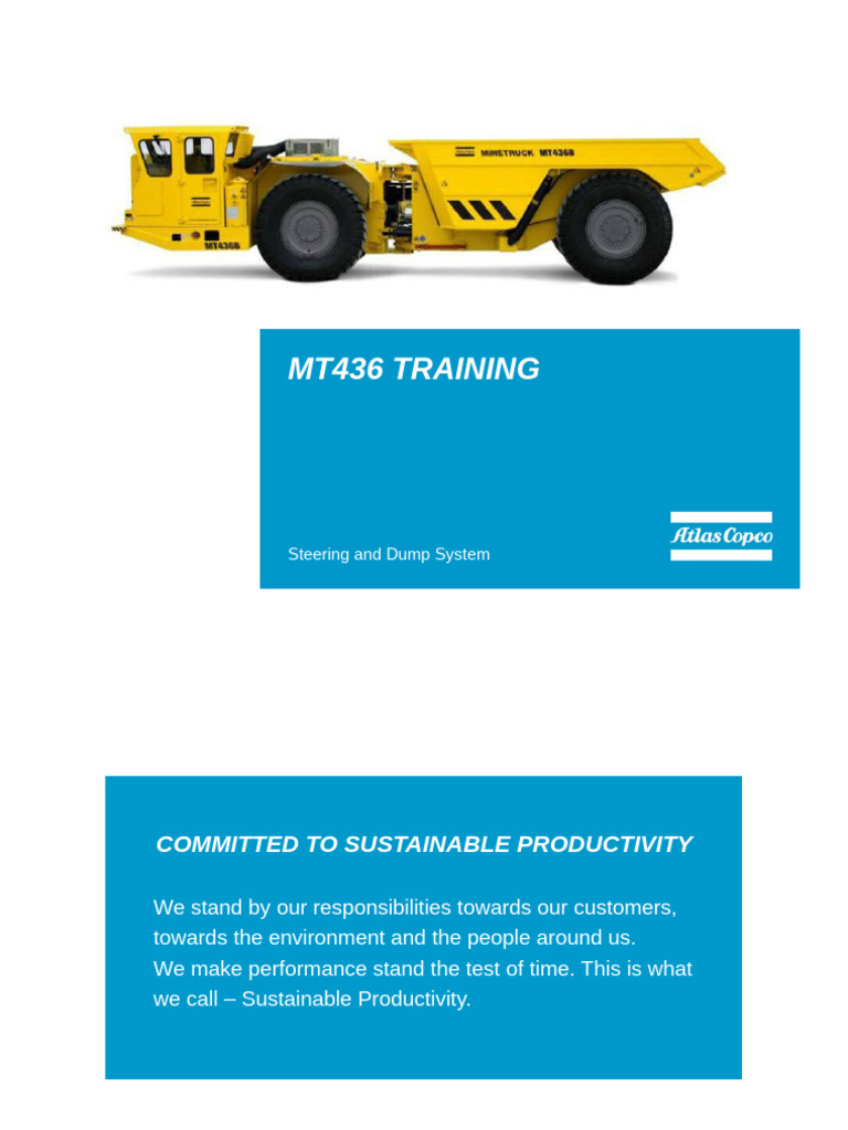 07_MT436_Steering_and_Dump_System | PDF | Valve | Pump