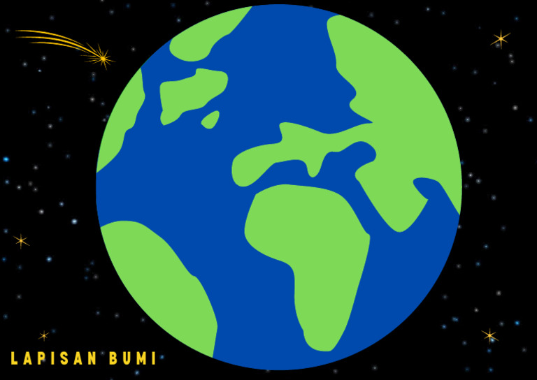 Blue Illustrative Structure of the Earth Poster (A4 (Landscape)) (1) | PDF