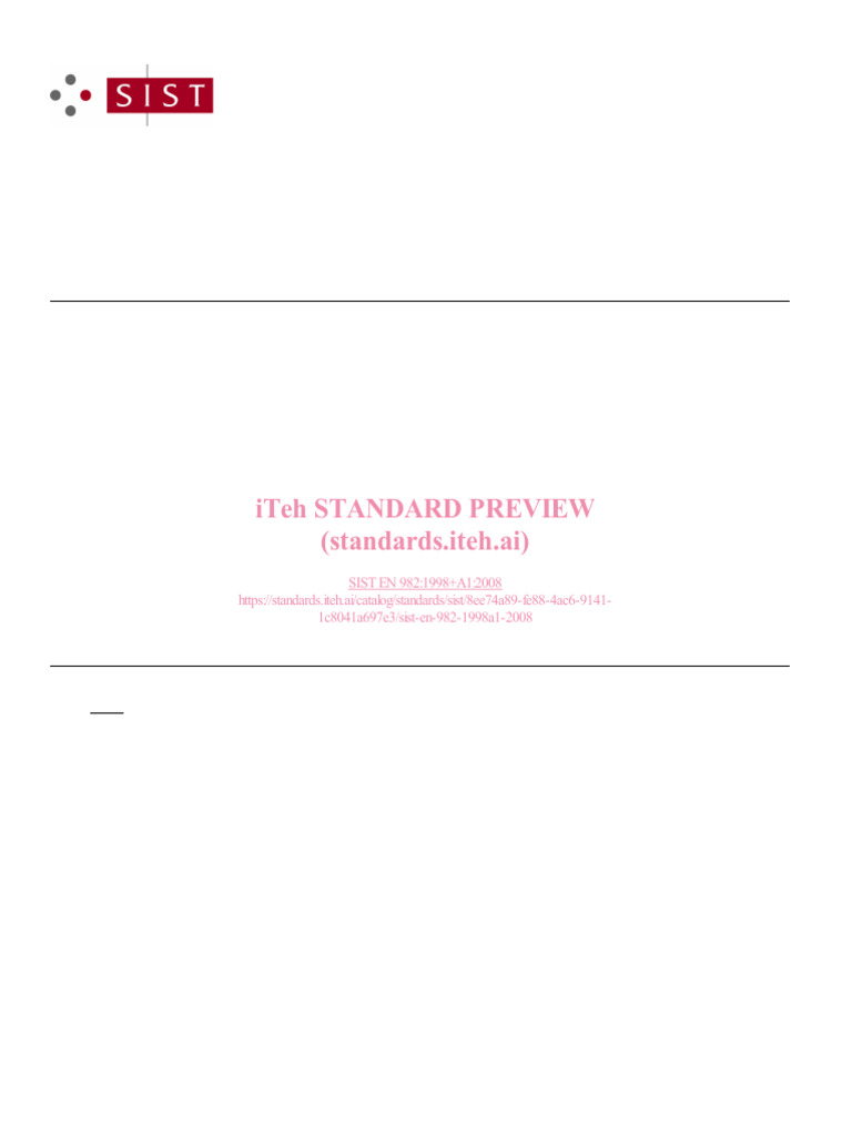 Sist en 982 1998 A1 2008 | PDF | Mechanical Engineering