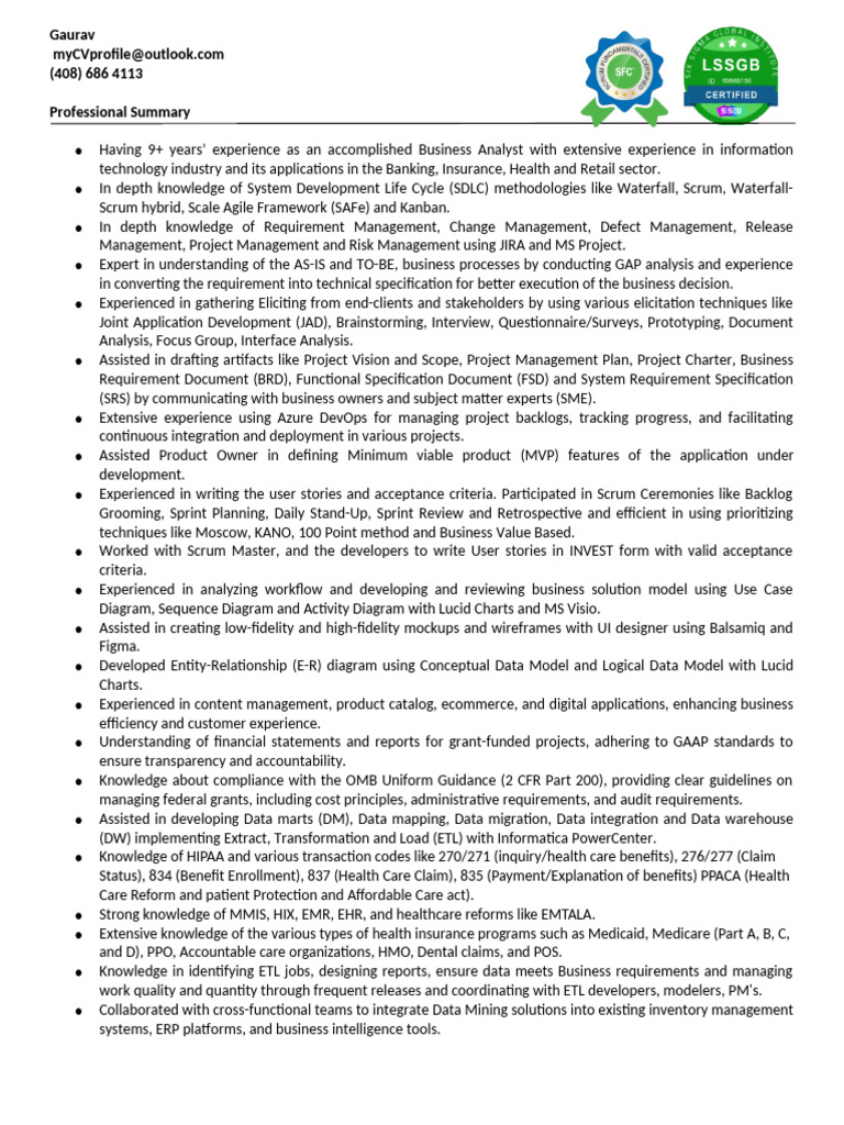 Gaurav | PDF | Use Case | Scrum (Software Development)