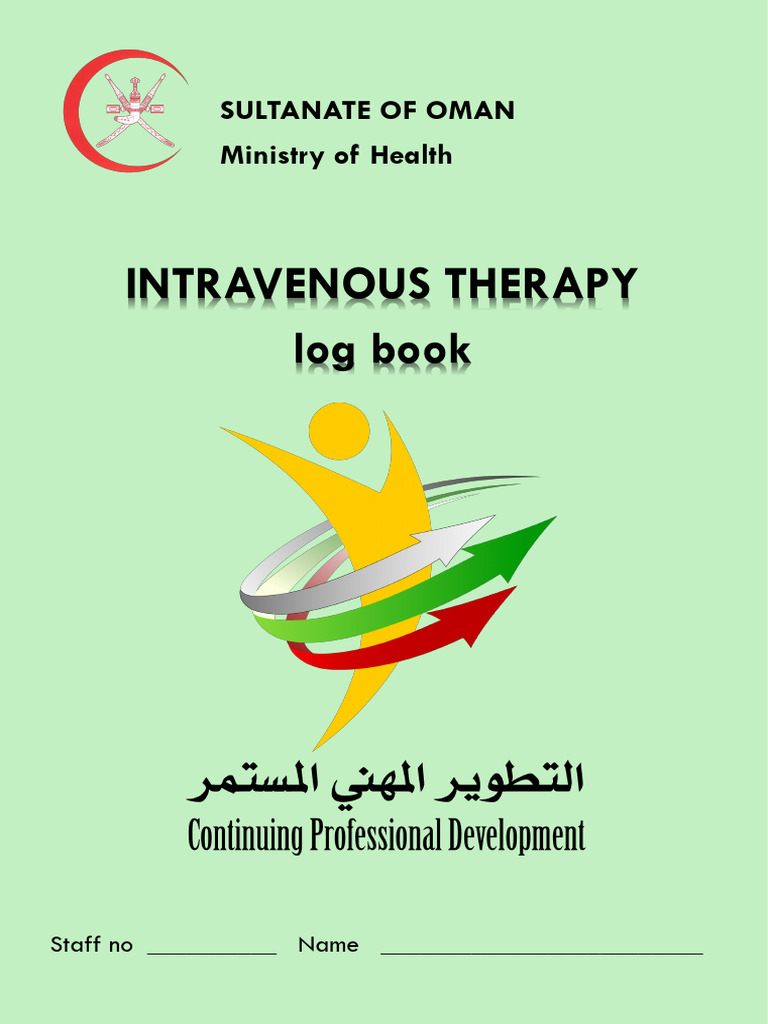 IV Thearapy Log Book Origenal | PDF | Intravenous Therapy | Syringe
