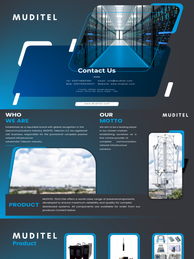 Muditel Catalog | PDF | Telecommunications | Optical Fiber