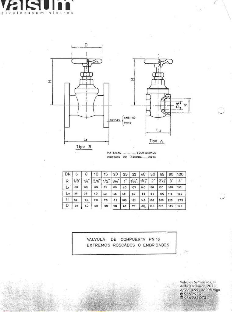 CATALOGO VALVULAS Y TERMOMETROs | PDF