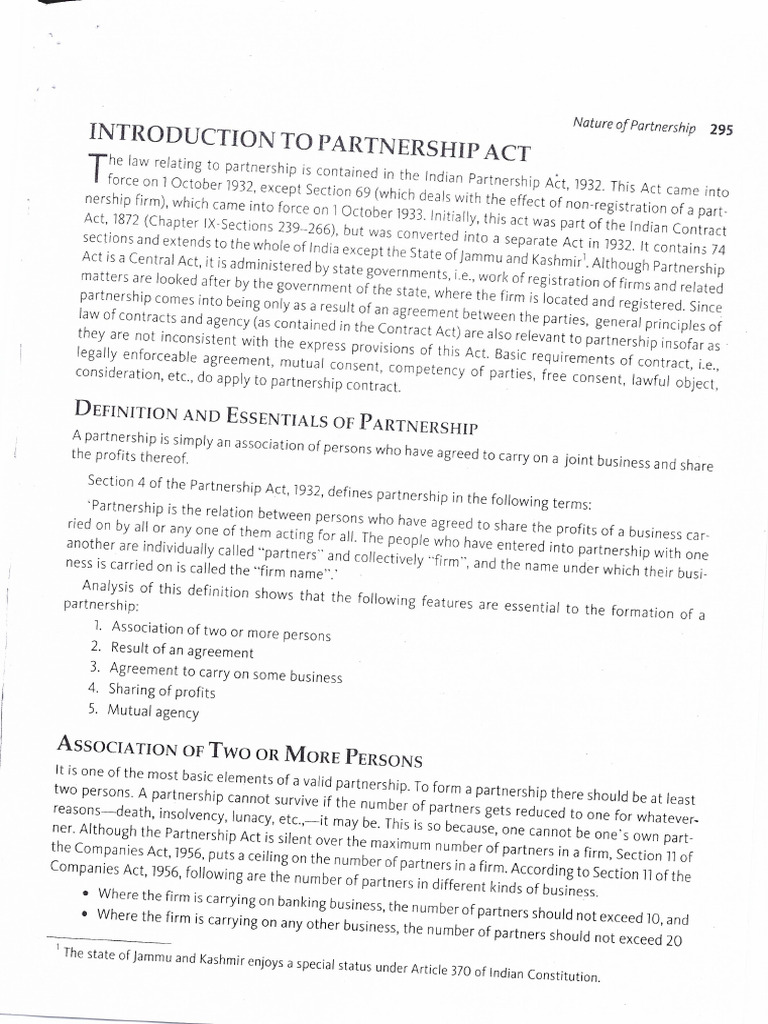 Indian Partnership Act Edited | PDF
