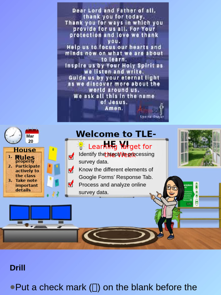 TLE VI Q1 M5 Oct 14 Process of Response Online Survey | PDF | Multiple Choice