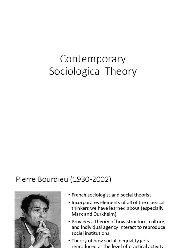 12 Contemporary Theory - Larger | PDF | Behavioural Sciences | Social ...