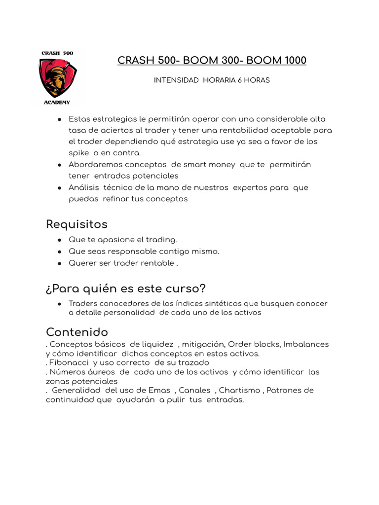 Estrategias para Índices Sintéticos | PDF