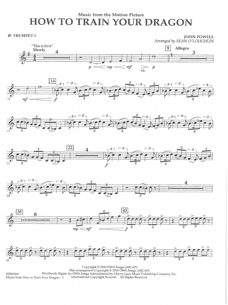 HTTYD - Parts - Brass & Perc | PDF